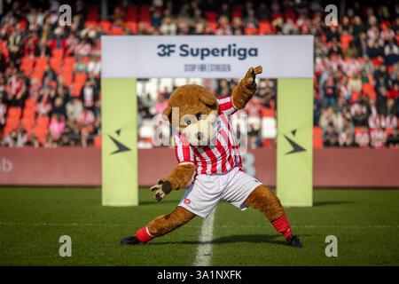 Aalborg, Denmark. 09th Mar, 2025. Lars Kramer of Aalborg BK seen before ...