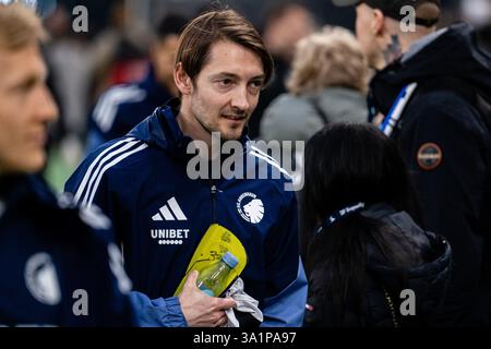 Copenhagen, Denmark. 09th Mar, 2025. Referee Jakob Sundberg seen during ...