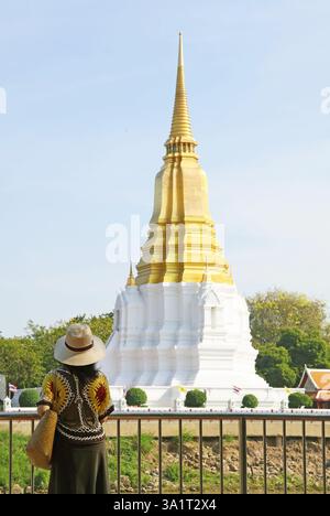 The Phra Chedi Si Suriyothai in the City Ayutthaya in the Province of ...