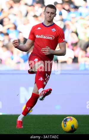 Pietro Comuzzo of Italy in action during a Italy training session at BPER Training Centre at ...