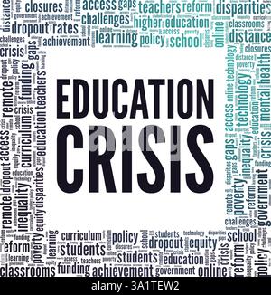 Poverty word cloud background. Educational awareness Vector ...