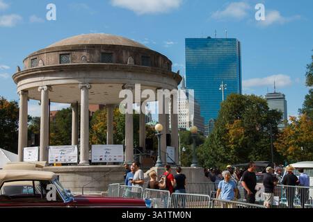 The Gazebo with ionic columns in Boston common, Boston,, Massachusetts ...