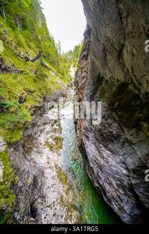 Nature in the Tiefenbachklamm between Kramsach and Brandenberg ...