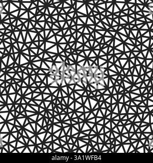 Vector seamless irregular linear grid pattern. Modern abstract texture. Repeating geometric ...