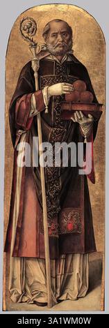 VIVARINI, Bartolomeo (b. 1432, Murano, d. 1499, Murano) Meeting of Anne ...