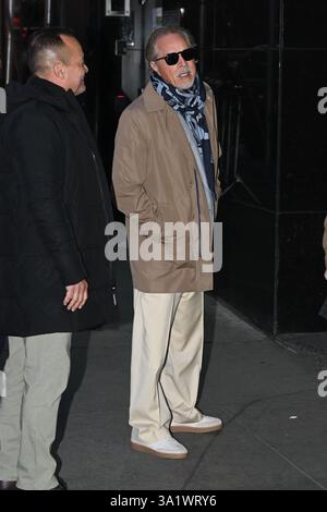 Don Johnson arrives at Good Morning America Studios in on March 10 ...