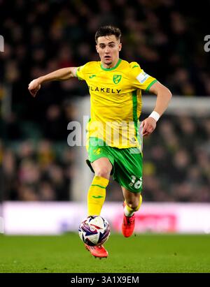 Norwich City's Jacob Wright during the Sky Bet Championship match at ...