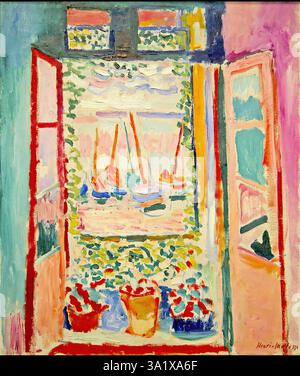 The Open Window, Collioure - by Henri Matisse, 1905 Stock Photo - Alamy