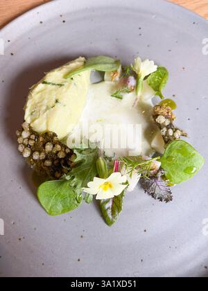 Michelin star food, Cod Fish Cooked Under the Oven Grill, Morel and ...