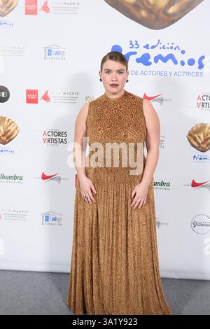 Clara Sans attends 33rd Union de Actores Awards - Red Carpet at Circo ...
