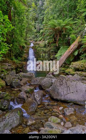 Cascade waterfall in Australia in sunlight Stock Photo - Alamy