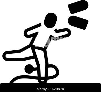 Icon for stumble, impingement Stock Vector Image & Art - Alamy