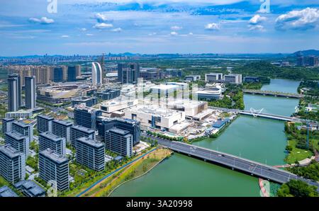 Urban environment of Shaoxing Science and Technology Museum and ...