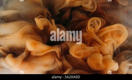 Haze flow. Fume blend. Defocused blue purple color paint splash glitter ...