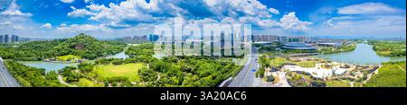 Meishan Scenic Area, Wetland Park, Shaoxing, Zhejiang, China Stock ...