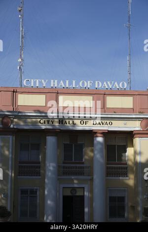 Davao City Hall, a historic government building serving as the ...