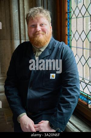Austrian chef and restaurateur Lukas MRAZ, portrait, during ...