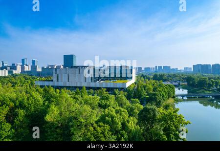 New Library in Ningbo, Zhejiang Province, China Stock Photo - Alamy