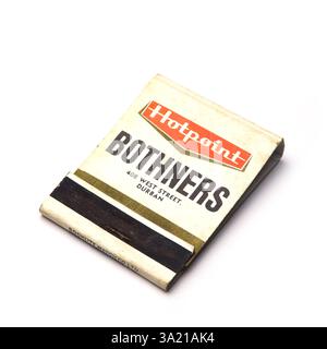 Hotpoint Bothners 1960's vintage matchbook Stock Photo - Alamy