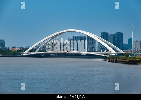 XinDian Bridge, Ningbo, China Stock Photo - Alamy