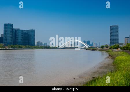 XinDian Bridge, Ningbo, China Stock Photo - Alamy