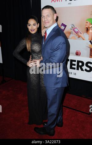 Nicole Garcia-Colace and John Cena attending the 'Sisters' New York ...