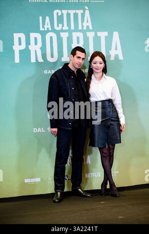 Enrico Borello attends the photocall for ''La Citta proibita'' at the ...
