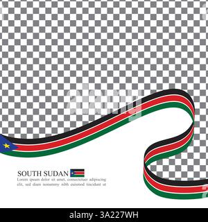 South Sudan Independence Day banner. National holiday celebrate on July ...