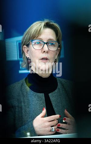 The European Commissioner for Financial Services, Maria Luís ...
