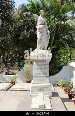 Tomb of jute merchant Catchick Avietick Thomas at the Armenian Church ...