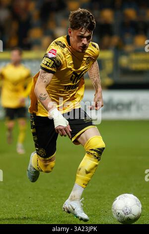 KERKRADE, NETHERLANDS - MARCH 11: Thibo Baeten of Roda JC celebrates ...