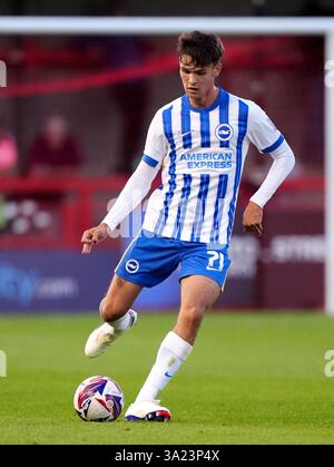 Brighton and Hove Albion's Freddie Simmonds during the Bristol Street ...