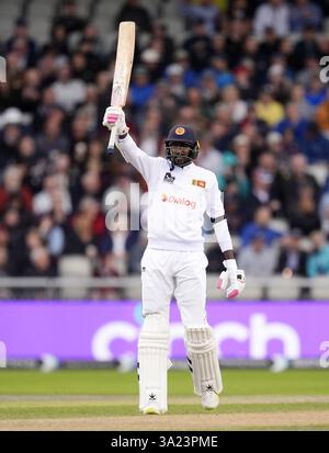 Sri Lanka's Milan Rathnayake celebrates the wicket of Bangladesh's ...