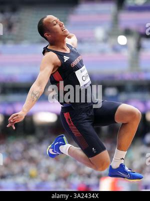 Great Britain's Karim Chan in action during the Men's Long Jump T38 ...
