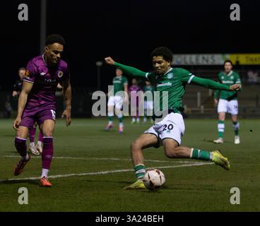 Kyrell Wilson of Yeovil Town during the National League match at Huish ...