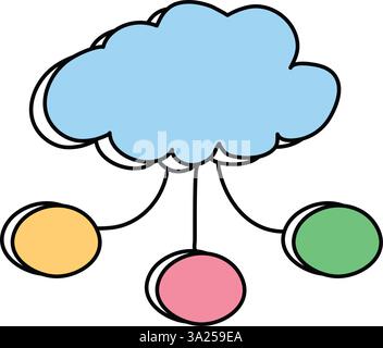 Peta Minda Diagram Stock Vector Image & Art - Alamy