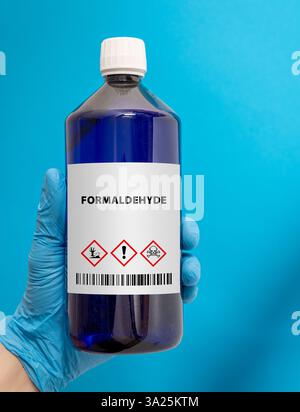 Formaldehyde. Used in the production of resins, adhesives and coatings ...