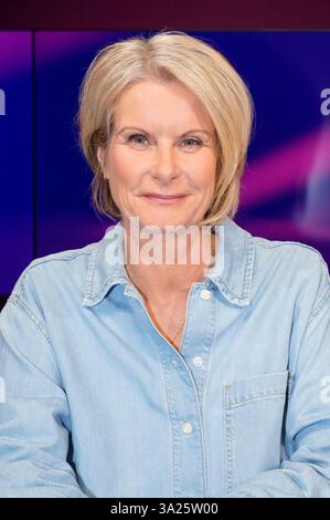 Susanne Gaschke in der ARD-Talkshow maischberger im Studio Berlin ...