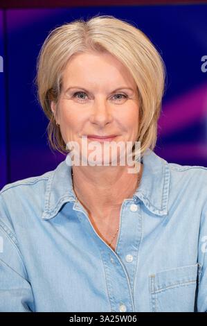 Susanne Gaschke in der ARD-Talkshow maischberger im Studio Berlin ...