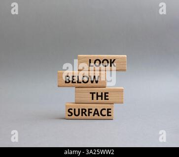 Look below the surface symbol. Concept word Look below the surface on ...