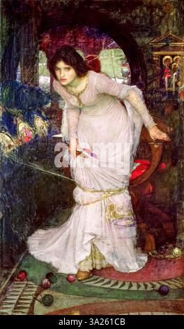 The Lady of Shalott by John William Waterhouse (1849-1917), oil on ...