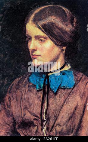 . Portrait of Annie Miller . 1854. John Everett Millais (1829–1896 ...