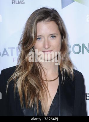 Actress Grace Gummer arriving at the premiere of 'Consumed' at the ...