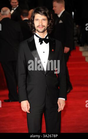 Ben Wishaw attends the Royal Film Performance of 'Spectre' at Royal ...