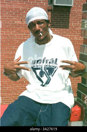 Jul 21, 2002; St. Louis, Missouri, USA; Rapper NELLY in a high school ...