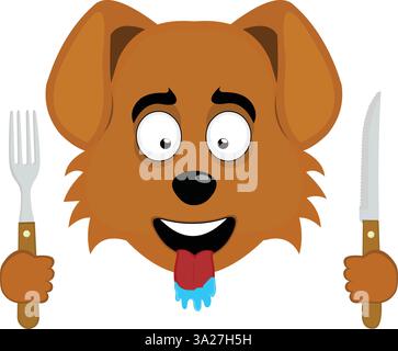 Drooling Saliva Emoticon Tongue Face Cartoon Stock Vector Image & Art ...