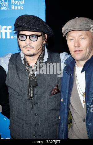 Actor Johnny Depp attends a press conference for his exhibition "A ...