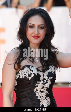 Actress Reem Kadem attends a premiere for "Man Down" on day 6 of the ...