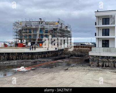 Barth, Germany. 12th Mar, 2025. The new marina in the district of ...