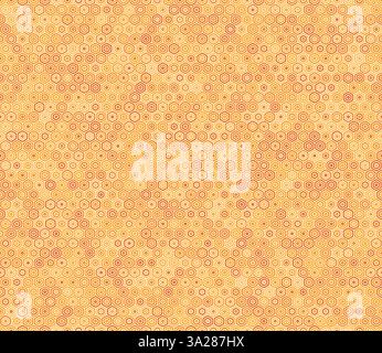 Honeycomb hexagon cells background. Bold rounded stacked hexagon cells. Regular hexagon shapes ...